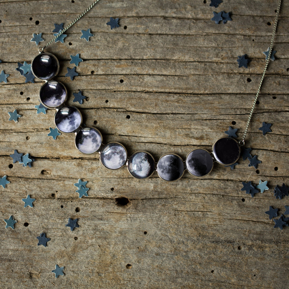 Handcrafted Lunar Celestial Jewelry with Moon Phases – Yugen Handmade